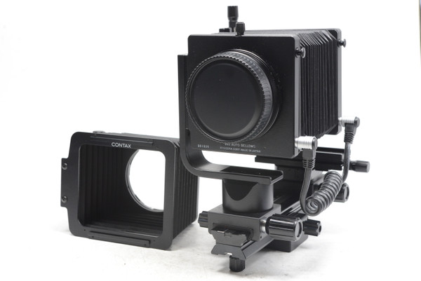 Pre-Owned - Contax 645 Auto Bellows, Cable and hood