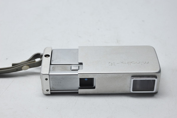 Pre-Owned - Minolta-16 SPY CAMERA SILVER ROKKOR 28MM; F22MM; 16MM film ...