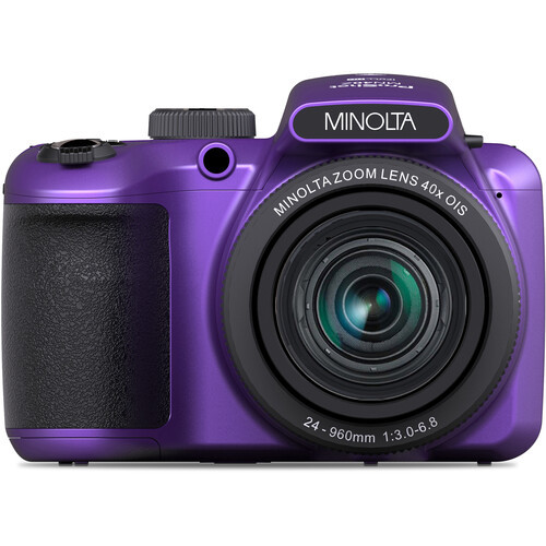 MINOLTA® MN40Z 20 MP / 1080P FHD Bridge Camera w/40x Optica