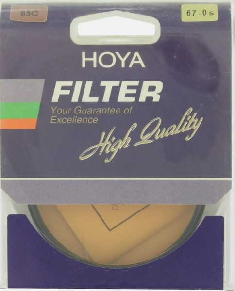 Hoya 67mm 85C Daylight to Tungsten Conversion Glass Filter.