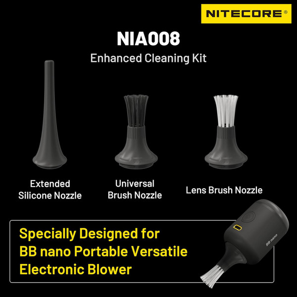 Nitecore NIA008 Multipurpose Cleaning Kit for Blowerbaby