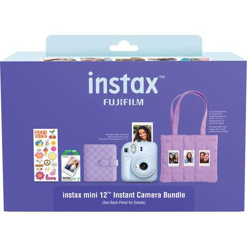 FUJIFILM INSTAX MINI 12 Instant Film Camera Holiday Bundle