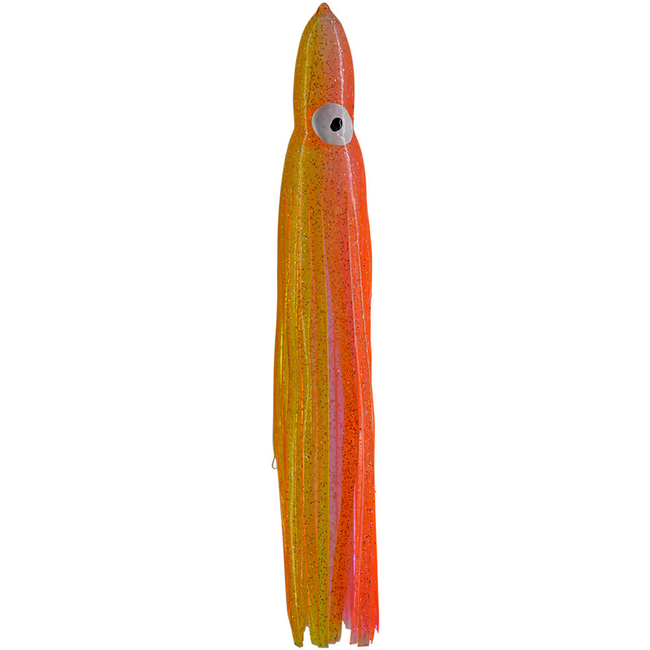 Translucent Pink and Yellow lure skirts hoochie from Squid Skirts