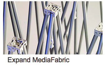 Expand MediaFabric Curved Wall Pop Up Display