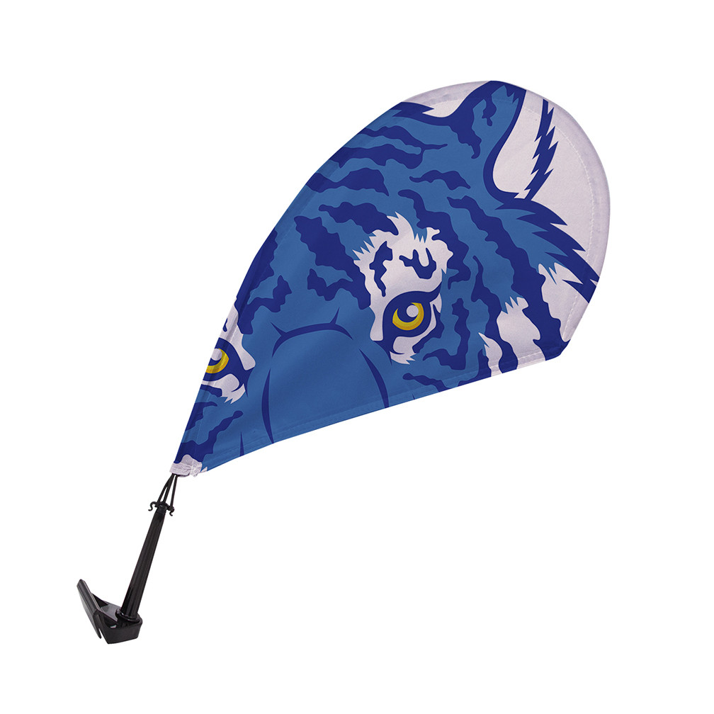 Mini Teardrop Sail Sign Kit – Single-Sided with Vehicle Base