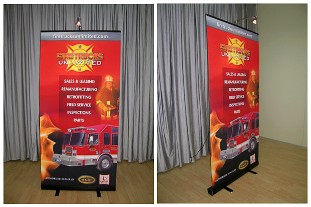 BrandStand Retractable Banner Stand Kits, Trade Show Display