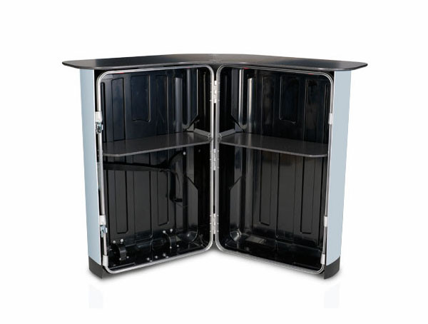 Case and Counter Expolinc with Fabric graphic wrap