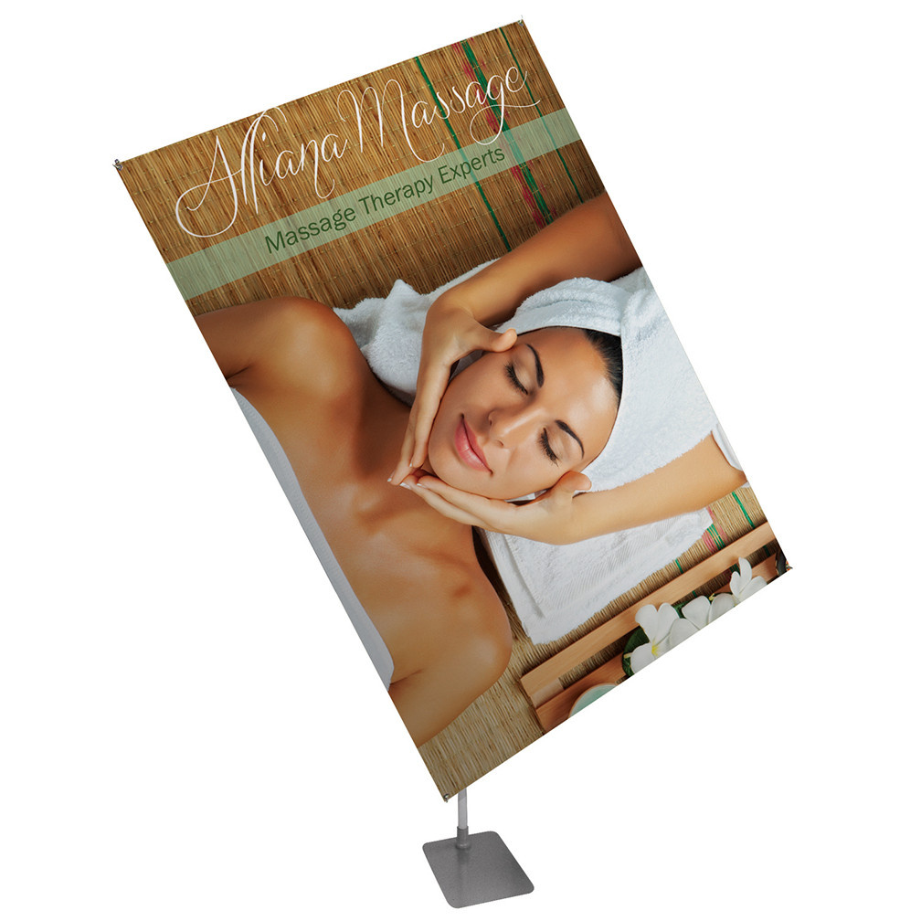 360° Compass Horizontal Banner Stand, Horizontal Banner Stand Display ...