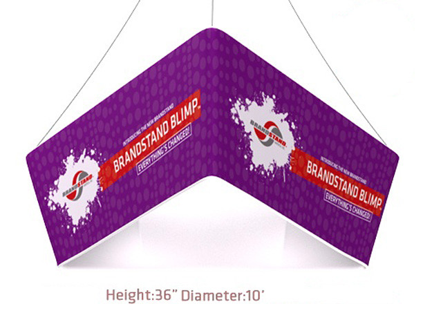 Trio Tapered Triangle Hanging Signs