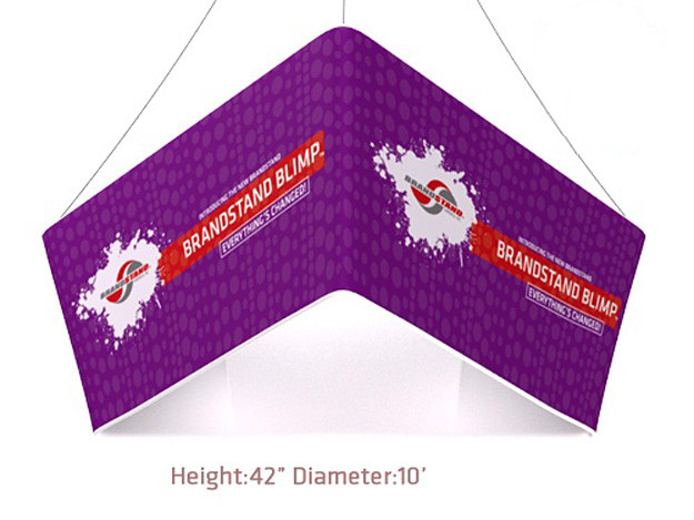 Trio Tapered Triangle Hanging Signs