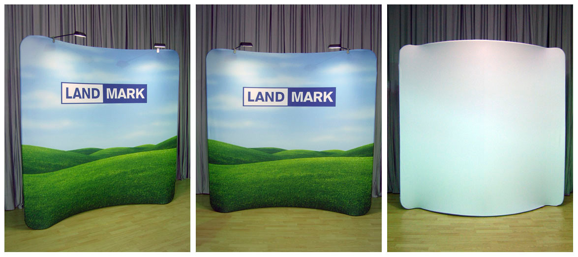 WaveLine Tabletop Fabric Displays, Trade Show Displays