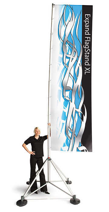 Expand Extra Tall OutDoor Flag Stand