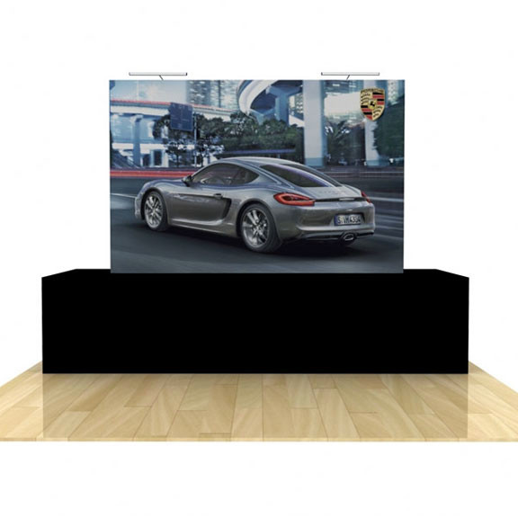 8ft Star Fabric Table Top Pop-Up Display with End Caps