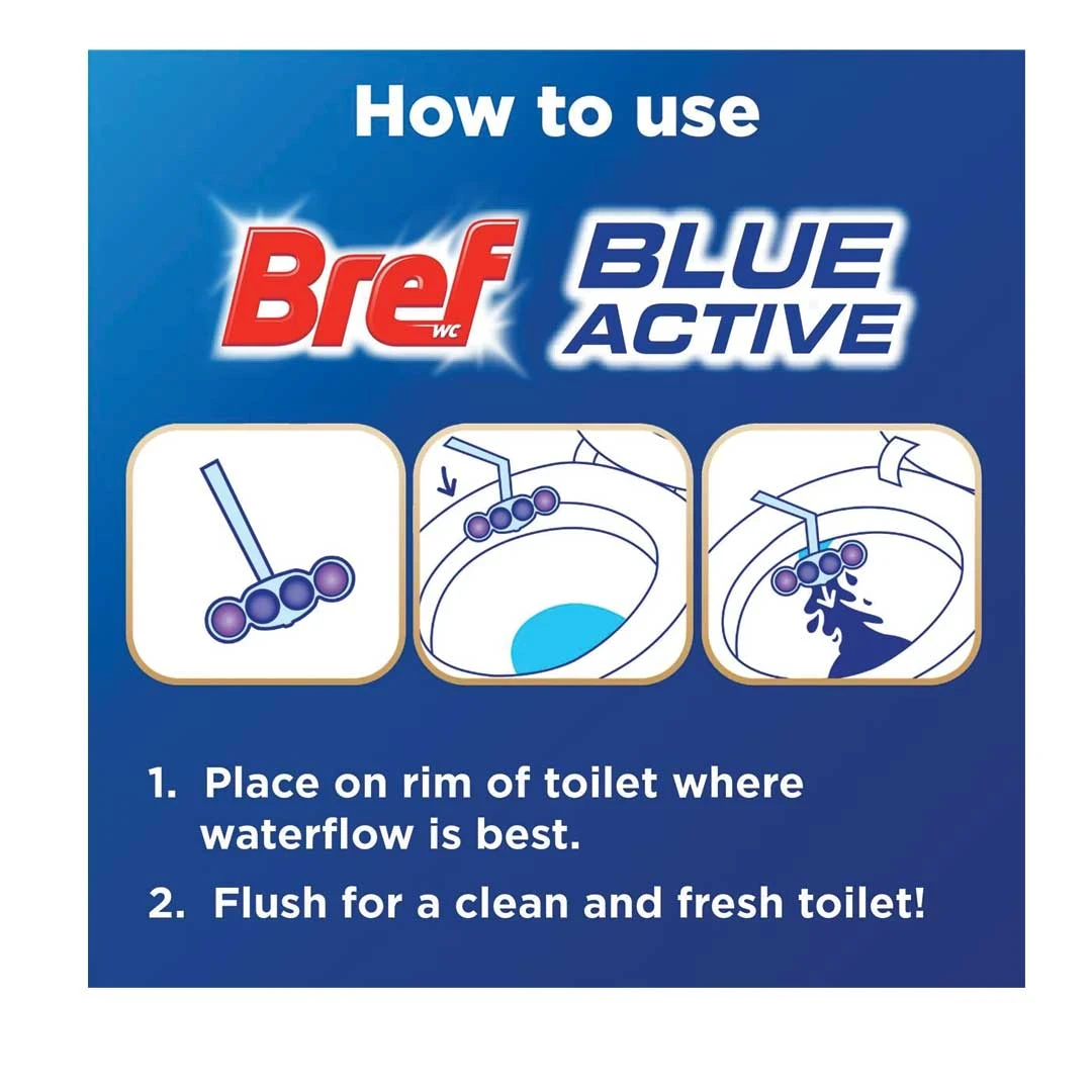 Bref WC Power Active Lavender 50g | The Polish Store