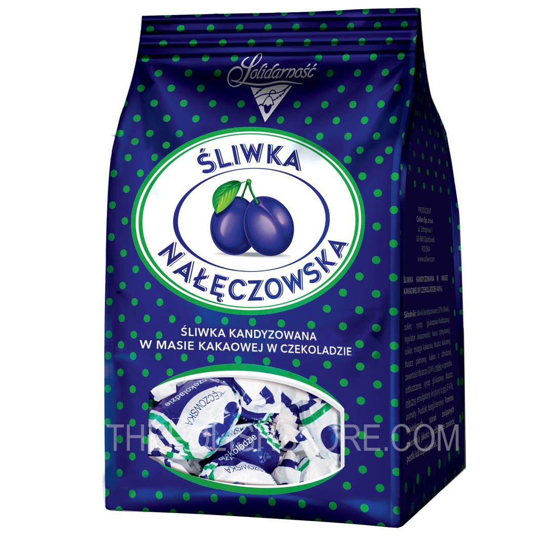Solidarnosc Sliwka Naleczowska Chocolate Plums 350g | The Polish Store