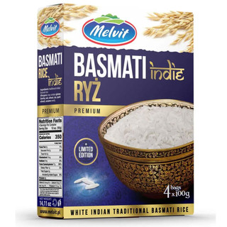 Melvit White Basmati Rice, 400g | The Polish Store