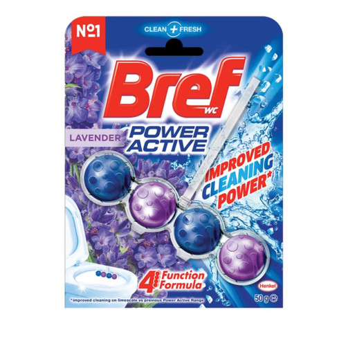 Bref WC Power Active Lavender 50g | The Polish Store