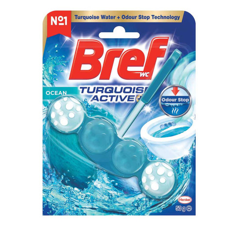 Bref WC Power Active Pendant Ball Ocean Breeze, 50g | The Polish Store