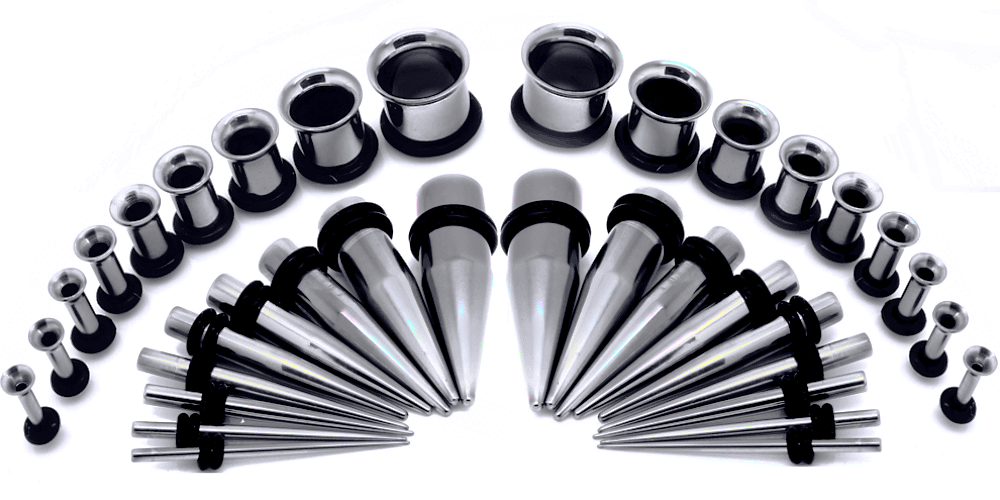 Ear Stretching Kits/ Ear Tapers and Ear Gauging Plugs