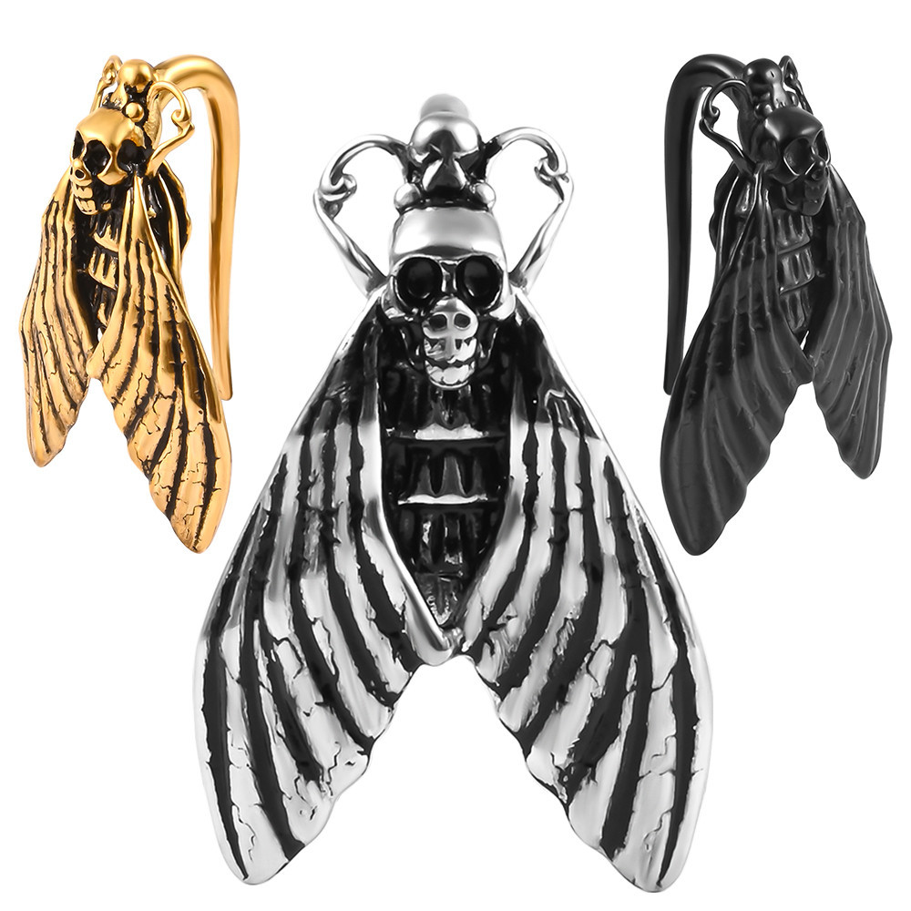 Death Moth Hangers - Gothic Ear Hangers in Pairs | SoScene