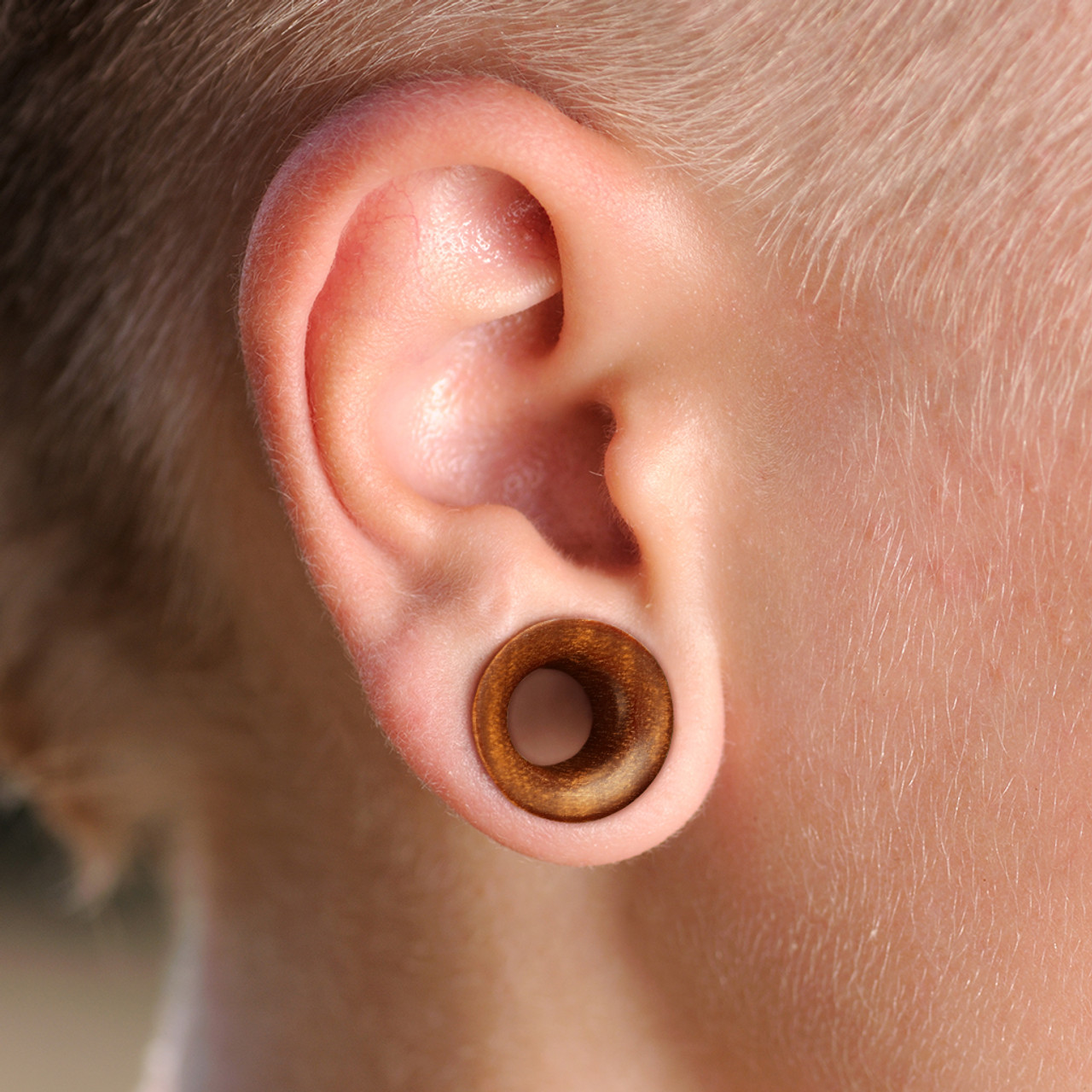 Hollow concave Saba organic double saddle ear plugs