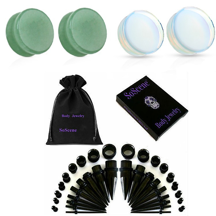 Ear Stretching Kits/ Ear Tapers and Ear Gauging Plugs