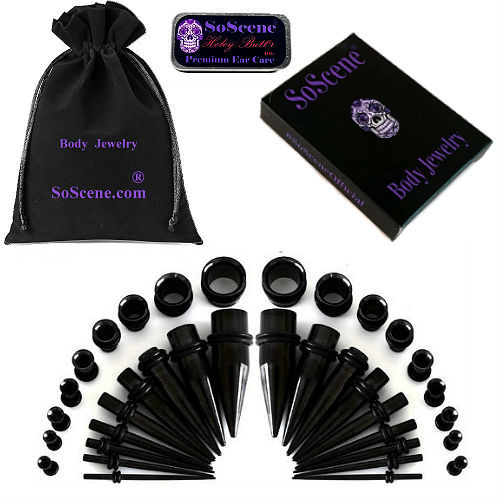 Ear Stretching Kits/ Ear Tapers and Ear Gauging Plugs