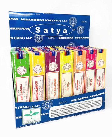Satya display Set of 7 fragrances (42 packs)#2 Displays & Kits Satya VD ...