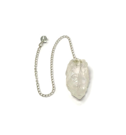 Rough stone pendulum Clear Quartz Shop VD Importers Inc.