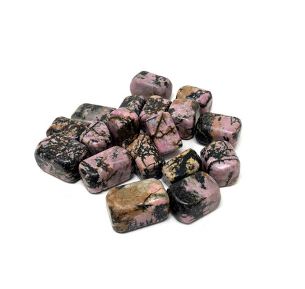 Tumbled Pebbles Stone Agate Rhodonite (3/4"-1.5") Gemstones Products VD ...