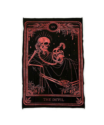 Indian Cotton Tapestry Wall Hanging, The Devil XV New Arrivals VD ...