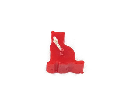 Cat candle Small (Pack of 12) Red Shop Vrinda