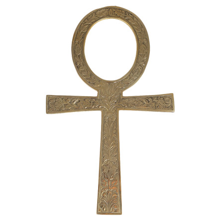 Brass Ankh 8" Wall Decor New Arrivals VD Importers Inc.