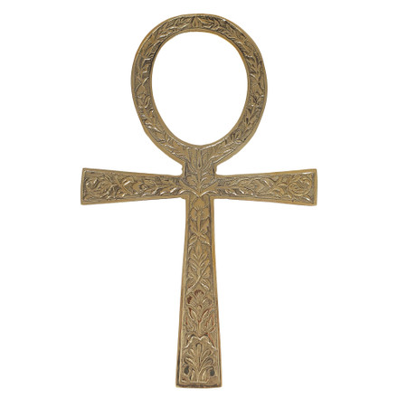 Brass Ankh 10" Wall Decor New Arrivals VD Importers Inc.
