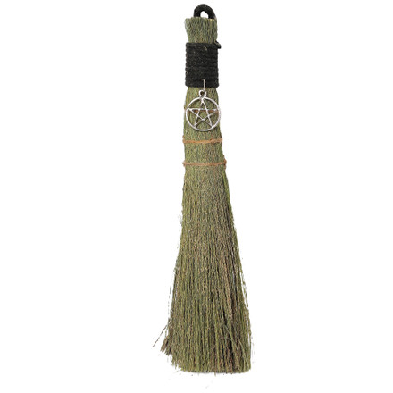 Ritual Altar Broom Pentacle 8" New Arrivals VD Importers Inc.