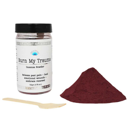 Burn My Trauma Incense Powder 50gm - Trauma Healing Incense