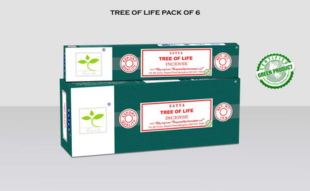 Satya Tree of life Incense 15 grams (pack of 6) New Arrivals Satya VD ...