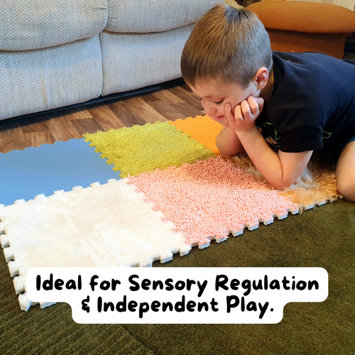 Textured Sensory Floor Mats - Interlocking Tactile Play Mats