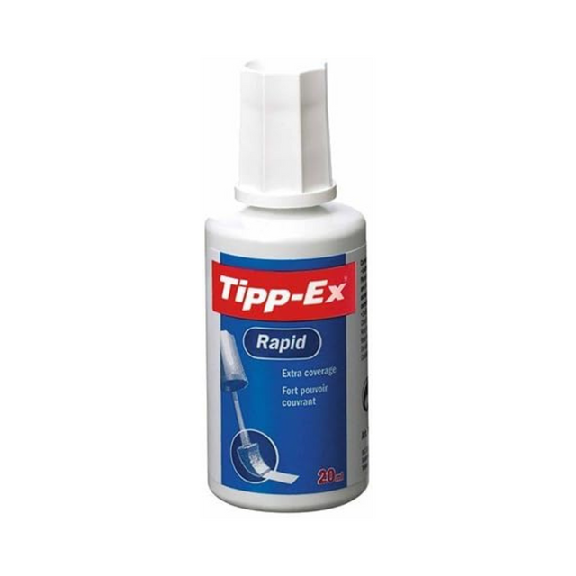 Tipp-Ex 20ml Rapid Correction Fluid White - Talking Turtle