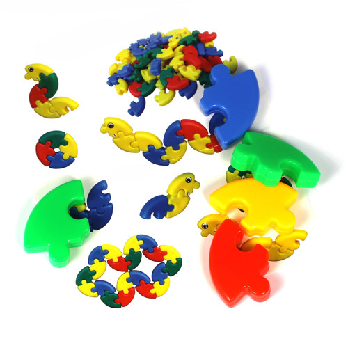 28PC Corner Puzzle Piece Construction Set