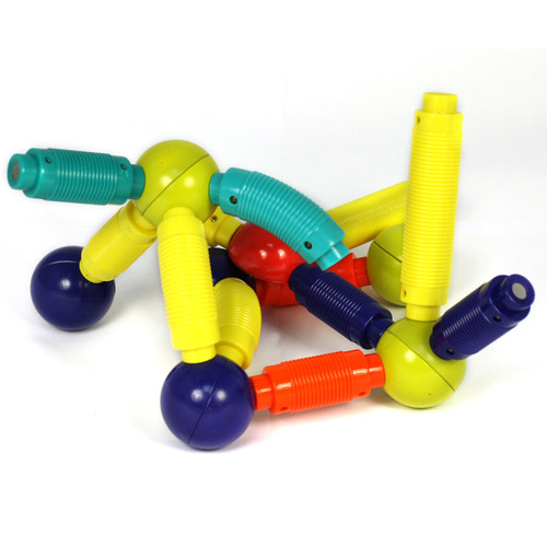 Magnetic Tubes Construction Set Fun Building Toy for Kids