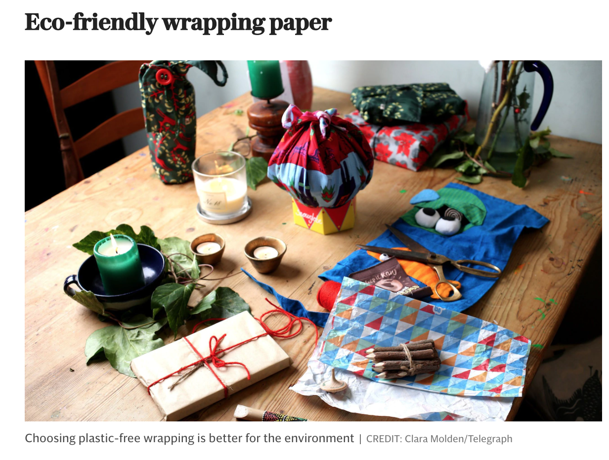 The Telegraph How To Have An Eco friendly Christmas Wrag Wrap the-telegraph-how-to-have-an-eco-friendly-christmas-wrag-wrap