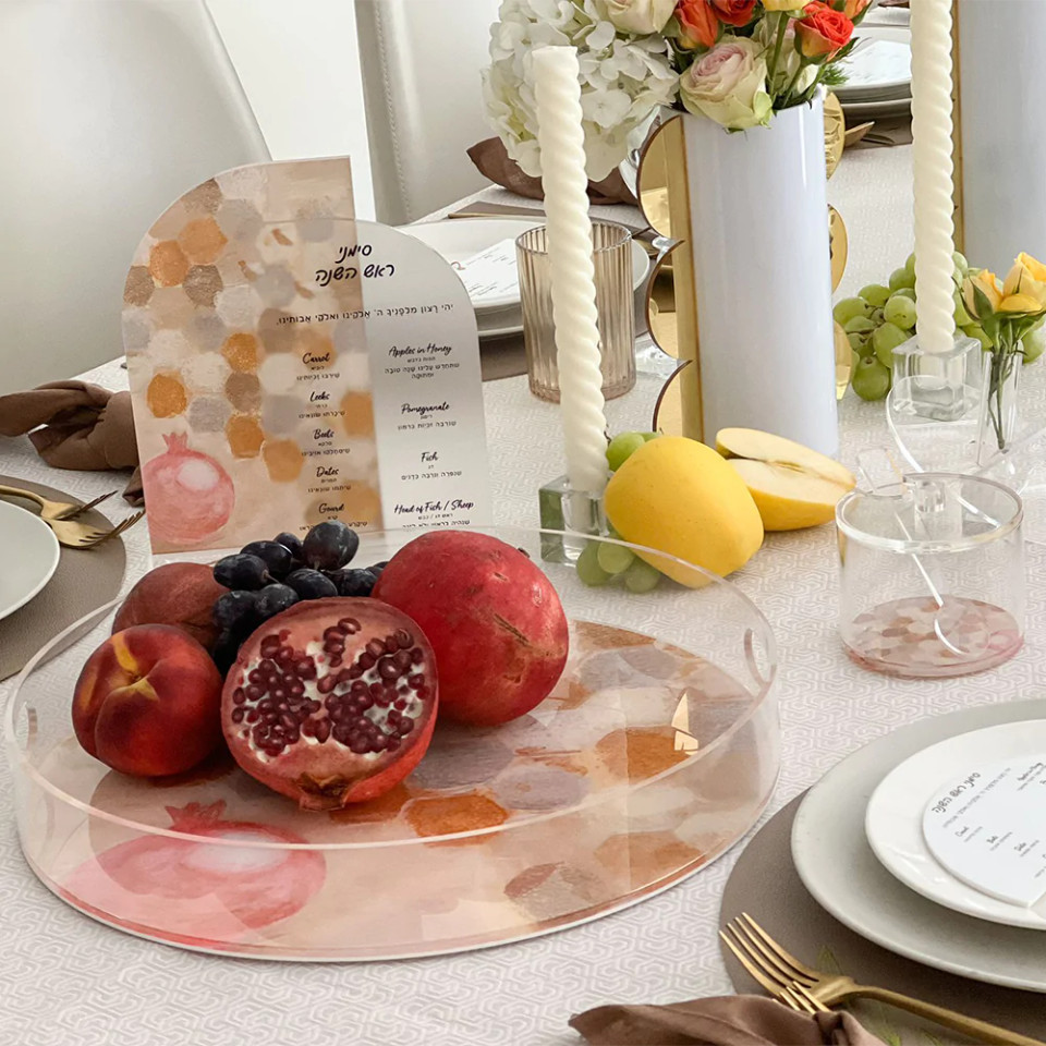 Matzah Design Acrylic Matzah Box | Passover Matzah Plate