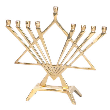 Brass Menorah like a Musical Instrument | Hanukkah Menorahs | Great ...