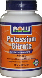 NOW Foods Potassium Citrate NZ: Hypokalemia, Fluid Balance, Kidney ...