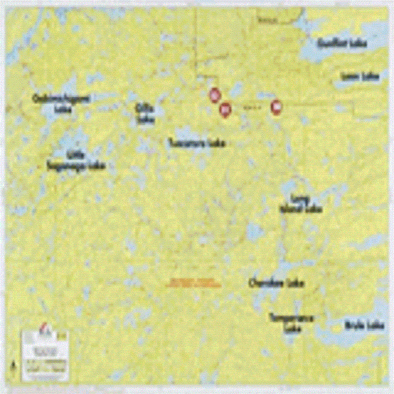 Map. Ely. F-12. Little Sag. Tu - Northern Tier Trading Post