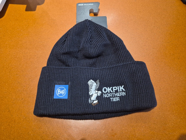 Beanie. Embd Okpik Cross Knit - Night Blue - Northern Tier Trading Post