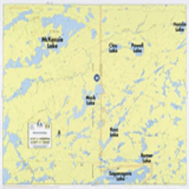 Map. Ely. F-26. Mckenzie Powel - Northern Tier Trading Post