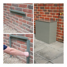 Standard Aluminium External Water Softener Cabinet Kit
