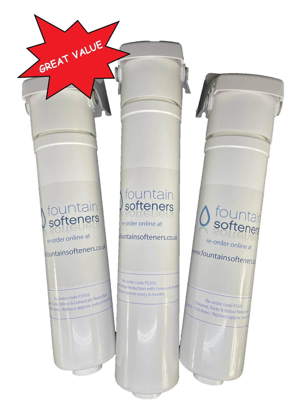 Fountain Premier Drinking Water Filter Systems